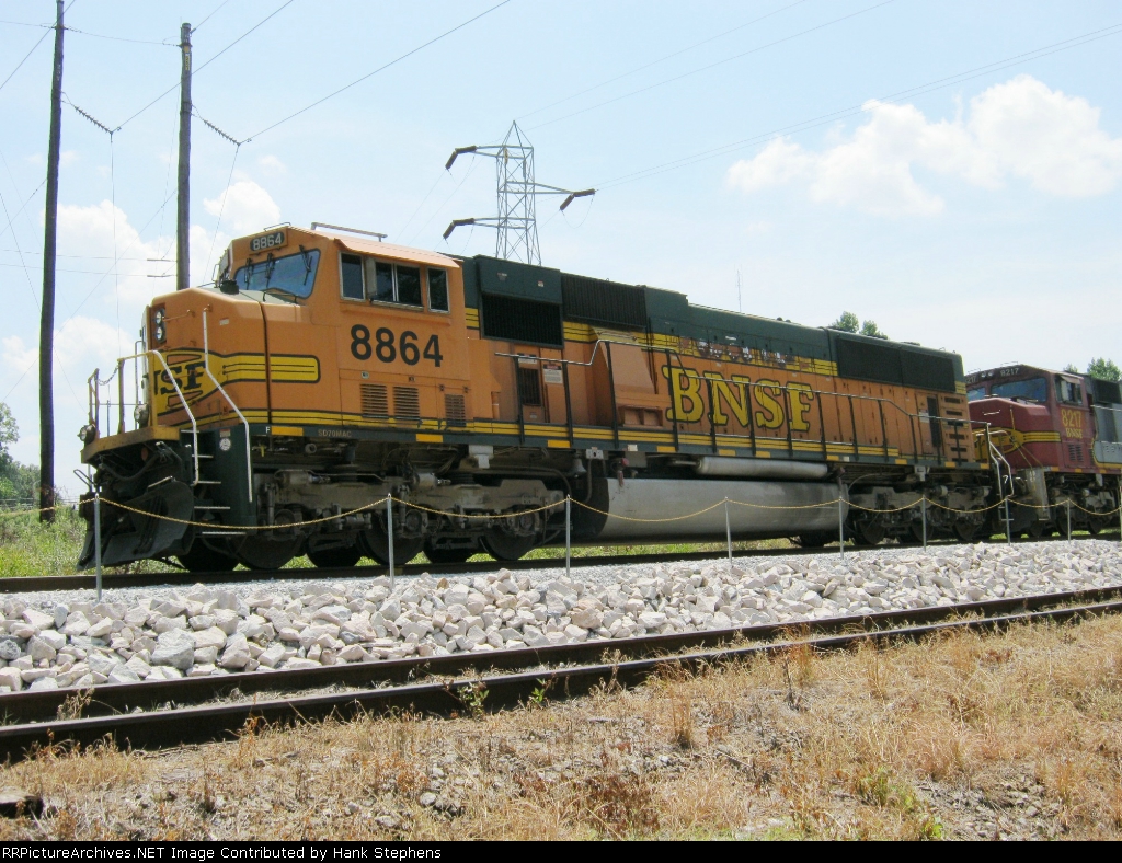 BNSF units on Big Bend Coal Train